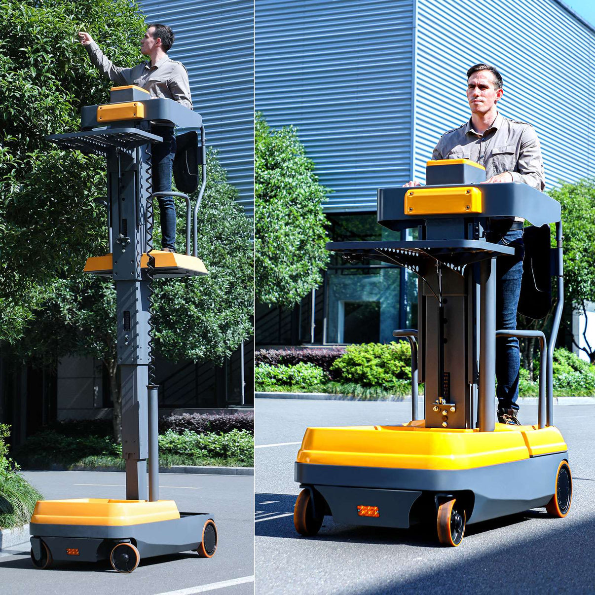 Electric Mini Order Picker| 330 lb| 118" Lifting Height| 197" Reachabl